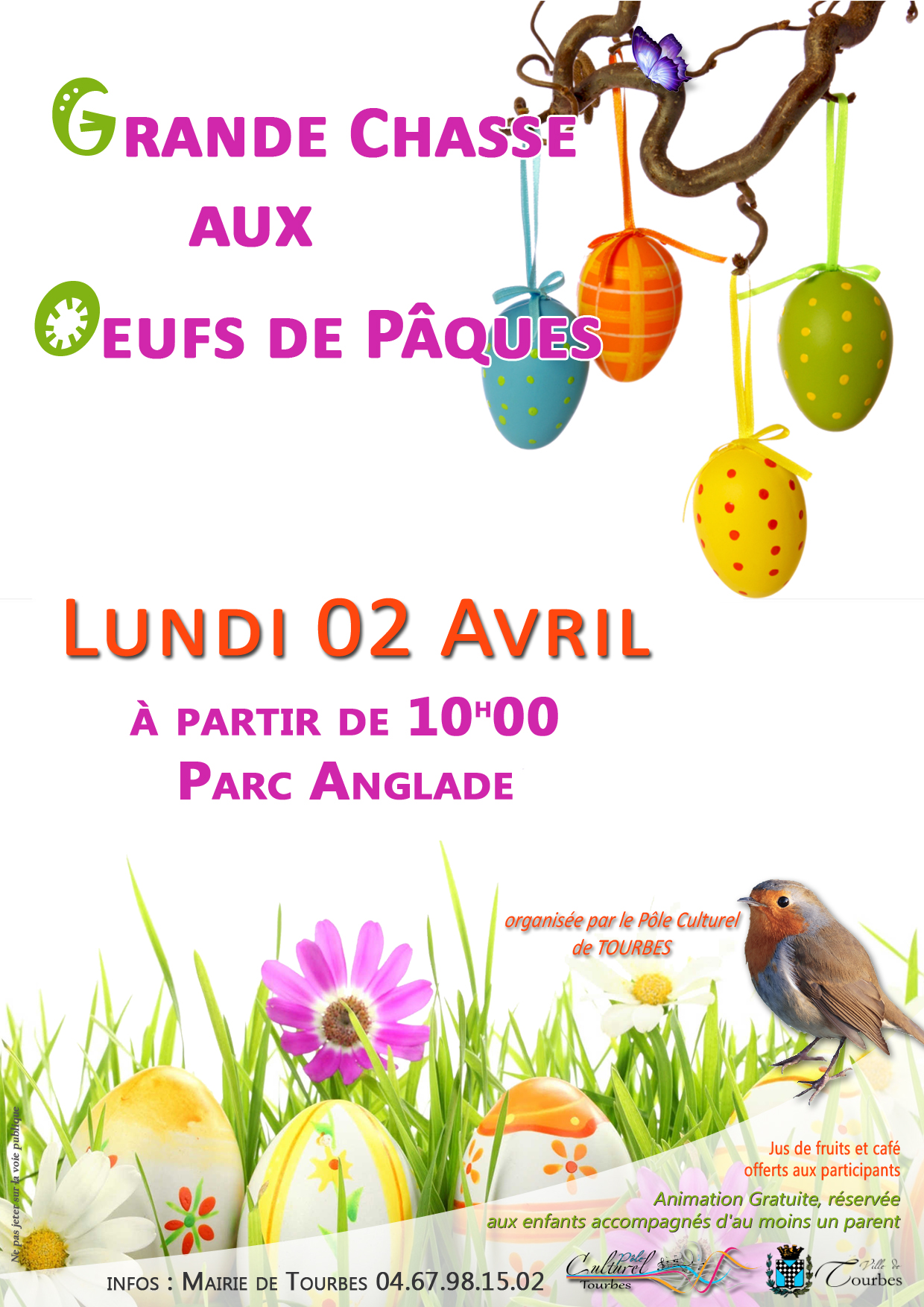 Chasse aux oeufs de Pâques – TOURBES…